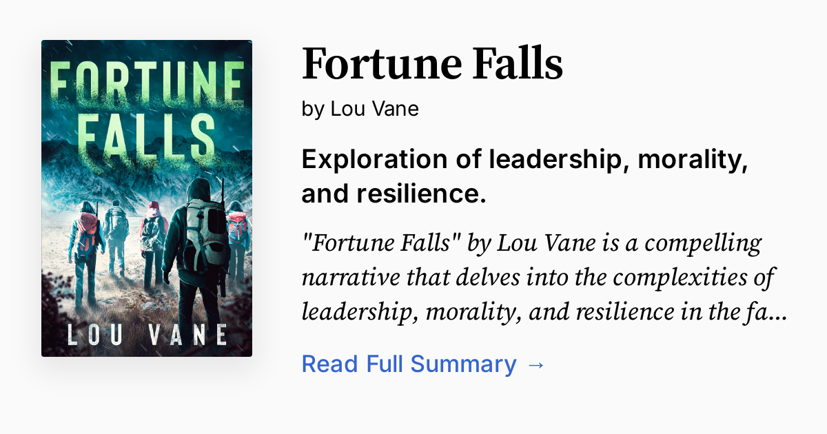 Fortune Falls by Lou Vane | Summary, Analysis, FAQ