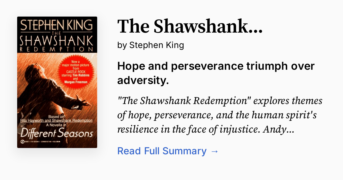 The Shawshank Redemption | Summary, Analysis, FAQ