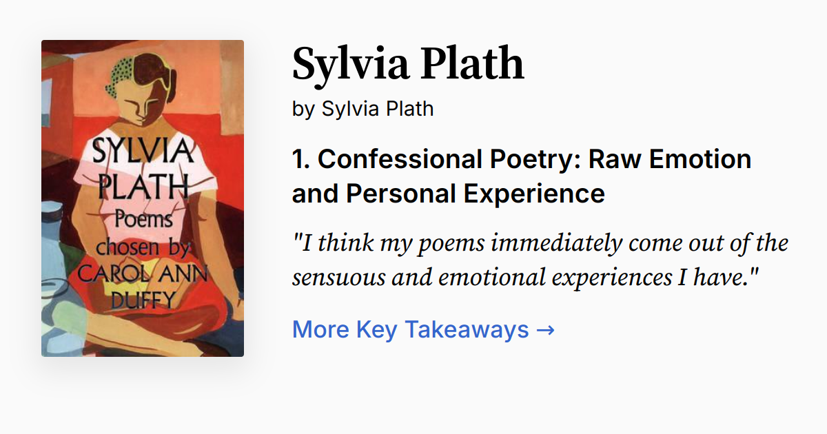 Sylvia Plath by Sylvia Plath | Summary, Audio, Quotes, FAQ