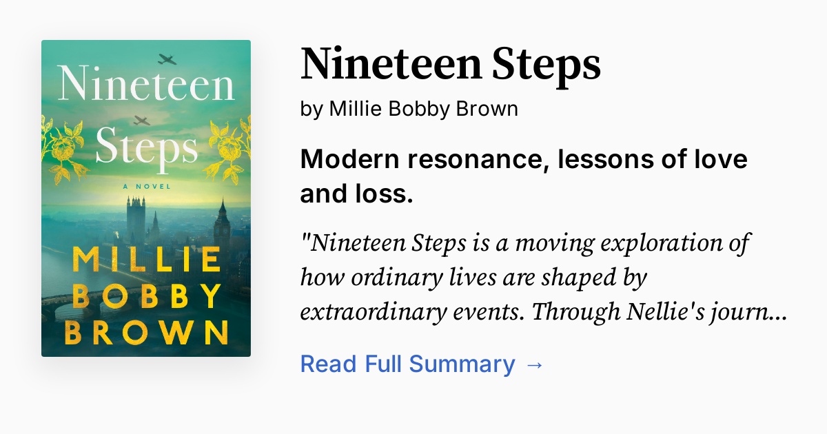 Nineteen Steps by Millie Bobby Brown | Summary, Analysis, FAQ