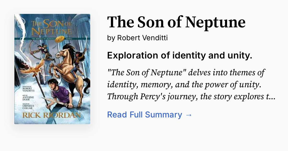The Son of Neptune | Summary, Analysis