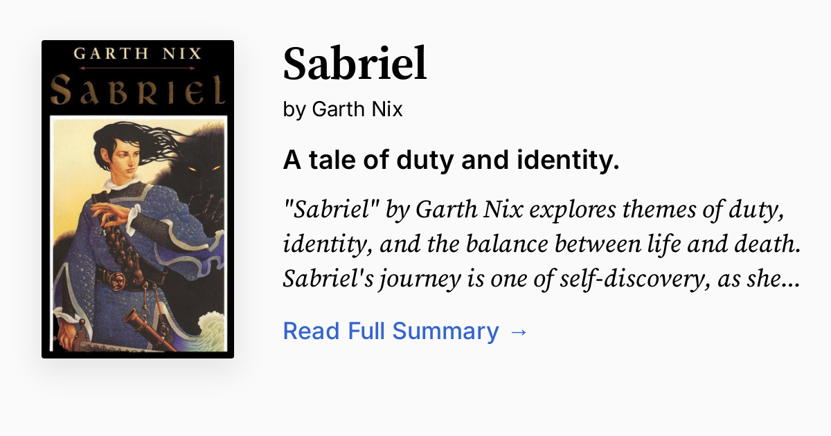 Sabriel by Garth Nix | Summary, Analysis, FAQ