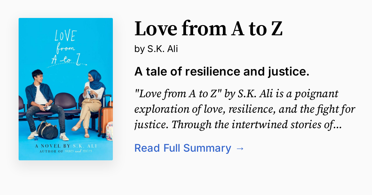 Love from A to Z | Summary, Analysis, FAQ