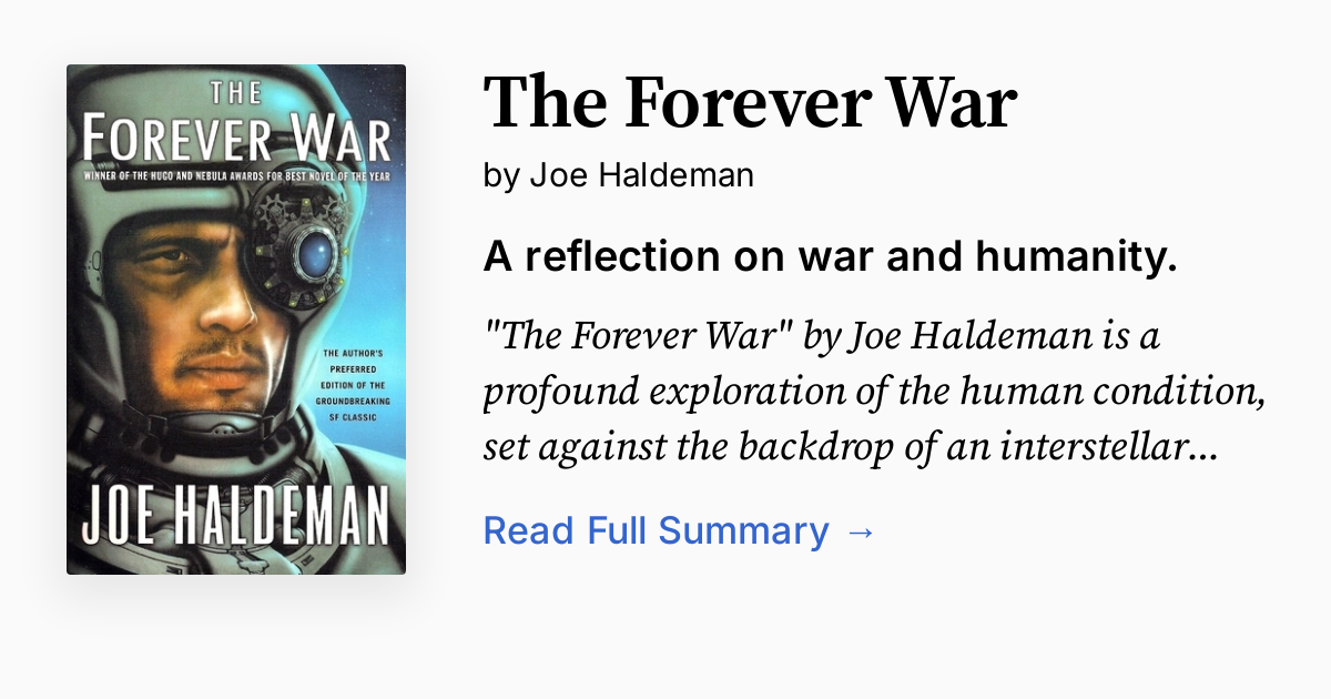 The Forever War | Summary, Audio, Analysis, FAQ