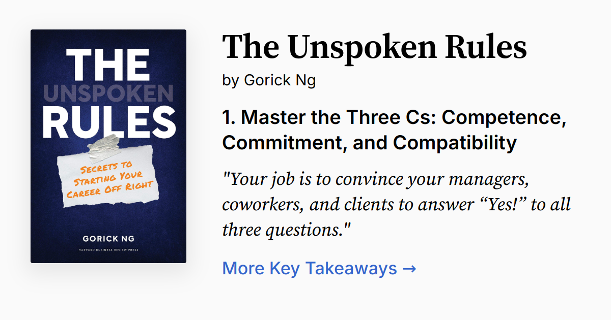 The Unspoken Rules | Summary, Audio, Quotes, FAQ
