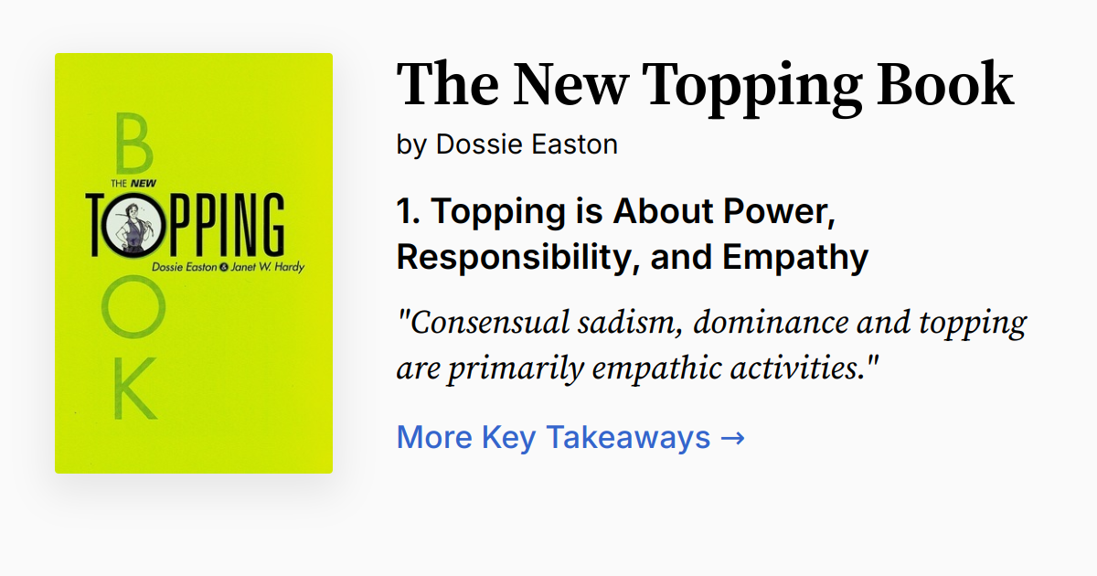 The New Topping Book | Summary, Quotes, FAQ, Audio