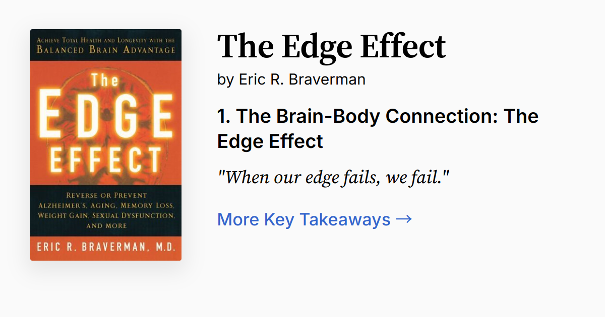 The Edge Effect | Summary, Audio, Quotes, FAQ