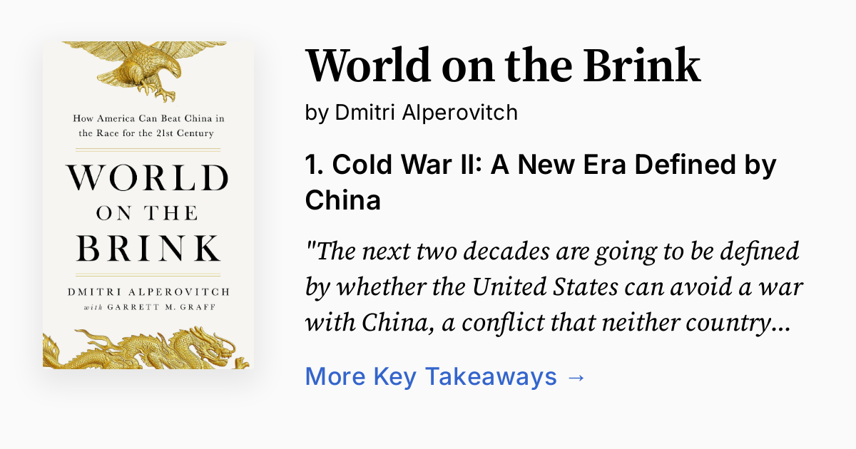 World on the Brink | Summary, Audio, Quotes, FAQ