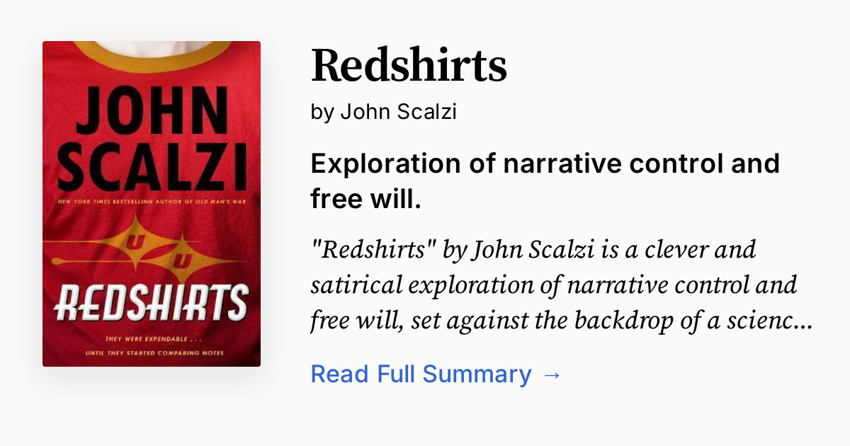 Redshirts by John Scalzi | Summary, Audio, Analysis, FAQ