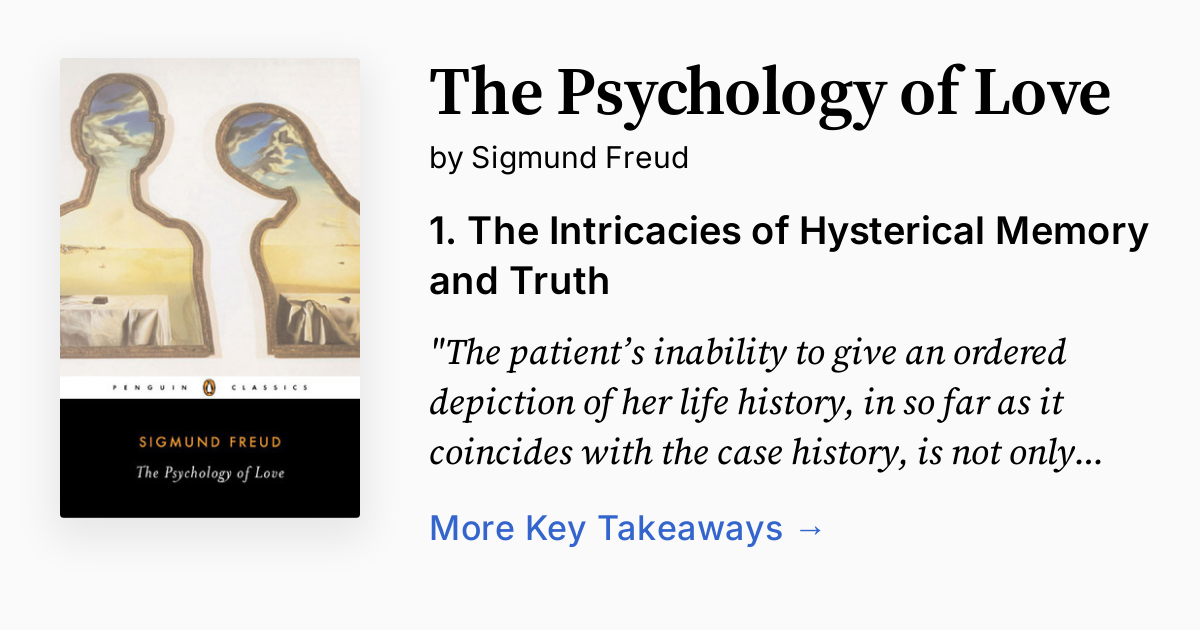 The Psychology of Love | Summary, Quotes, FAQ, Audio