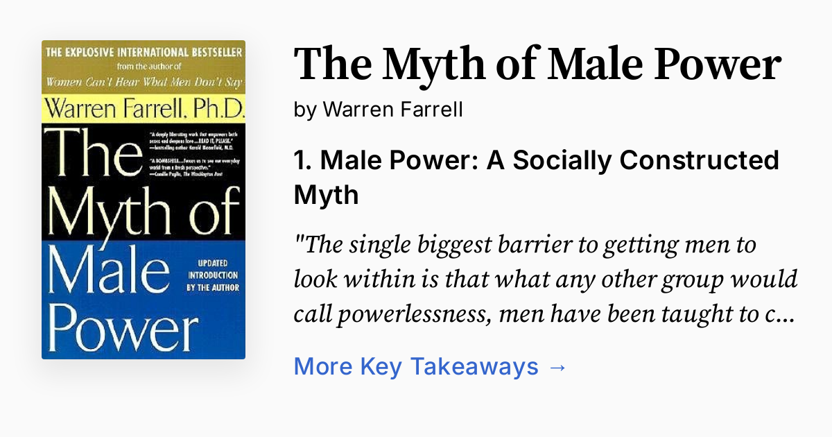 The Myth of Male Power | Summary, Audio, Quotes, FAQ
