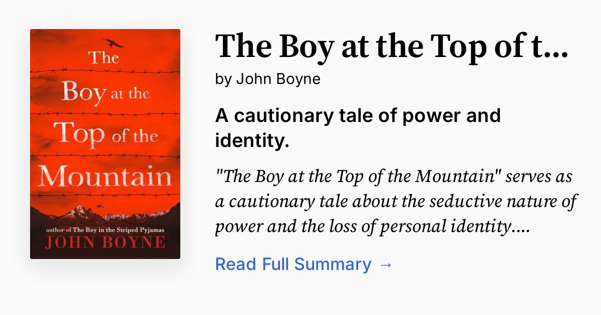 The Boy at the Top of the Mountain | Summary, Audio, Analysis, FAQ