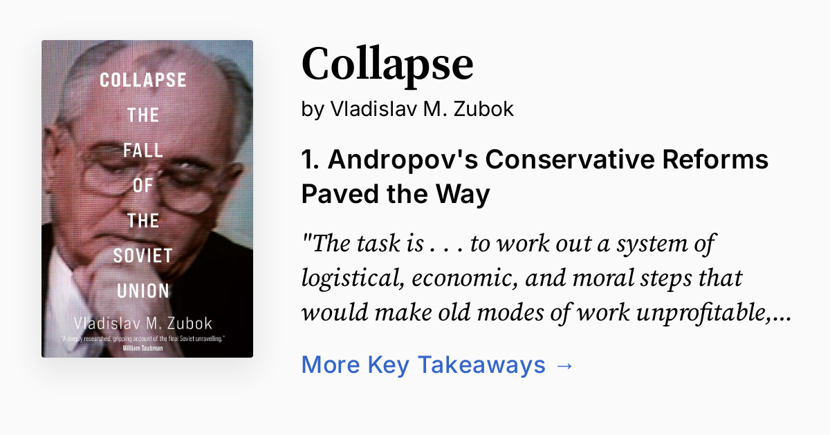 Collapse by Vladislav M. Zubok | Summary, Audio, Quotes, FAQ