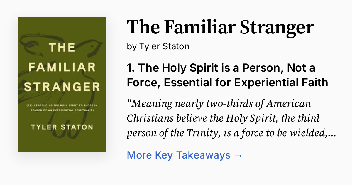 The Familiar Stranger | Summary, Quotes, Audio