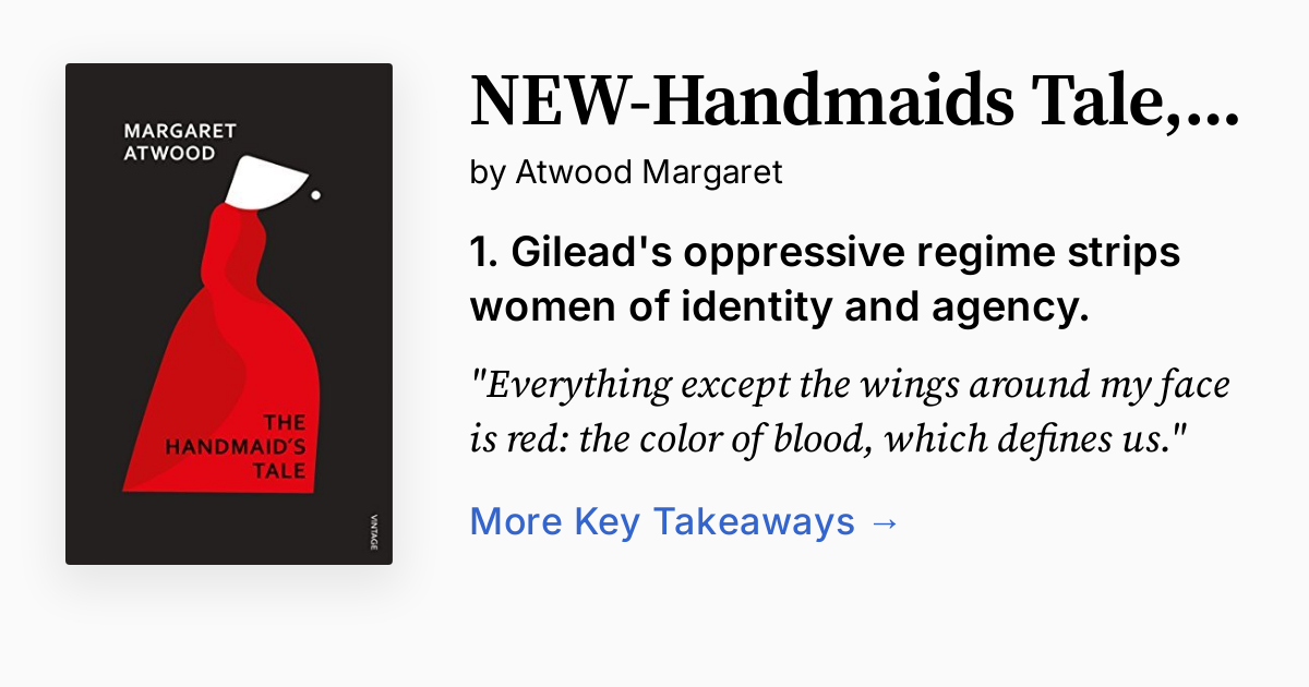 NEW-Handmaids Tale, The | Summary, Audio, Quotes