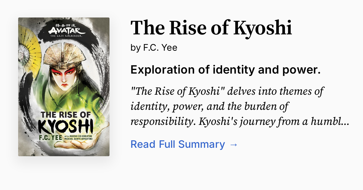 The Rise of Kyoshi | Summary, Analysis, FAQ