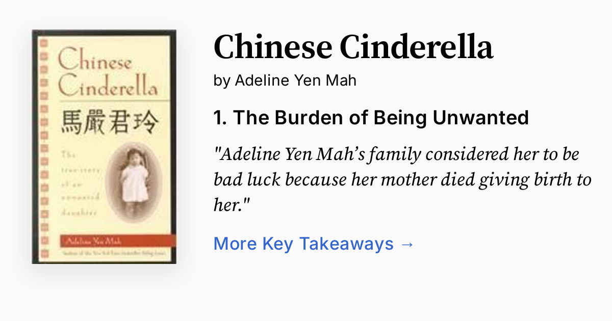 Chinese Cinderella | Summary, Quotes, FAQ, Audio
