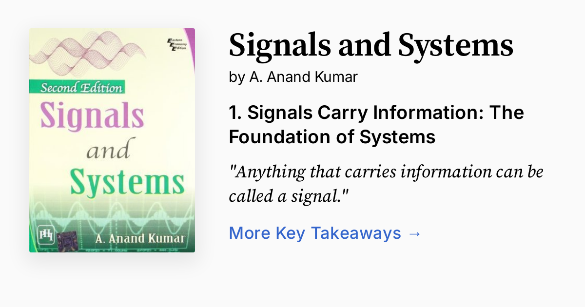 Signals And Systems Summary Audio Quotes 9351