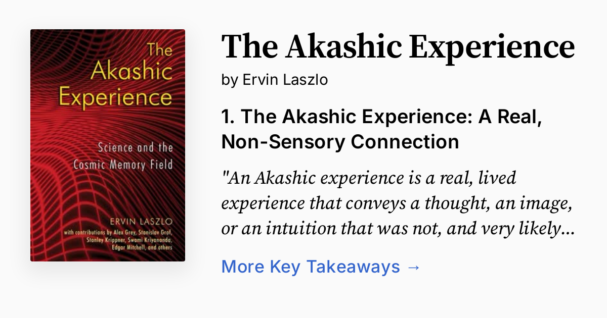 The Akashic Experience | Summary, Quotes, FAQ, Audio