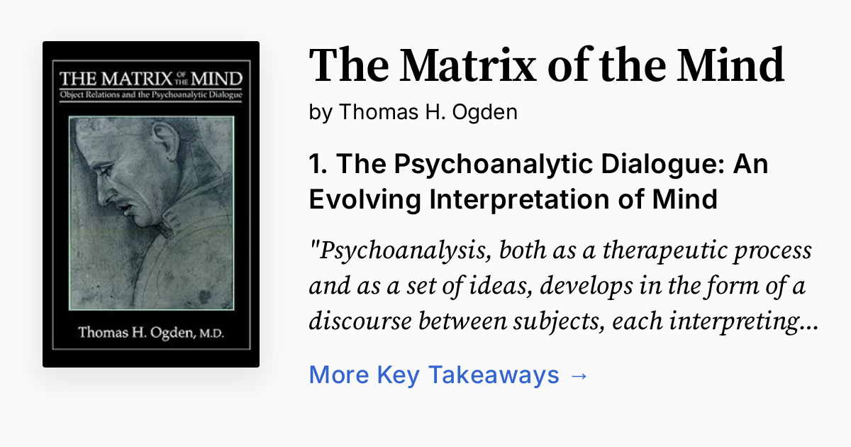 The Matrix of the Mind | Resumen, Audio, Quotes