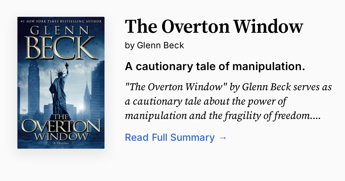 The Overton Window | Summary, Analysis