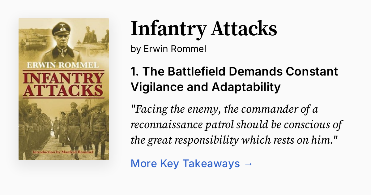 Infantry Attacks | Summary, Quotes, FAQ, Audio