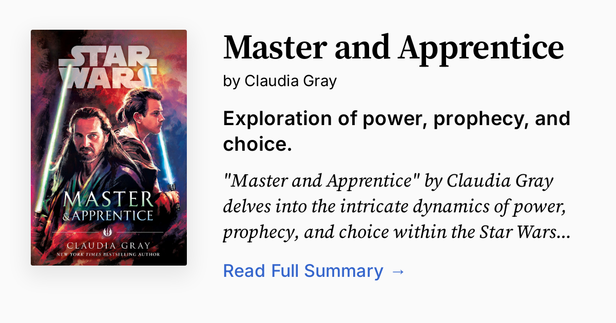 Master and Apprentice | Summary, Analysis, FAQ