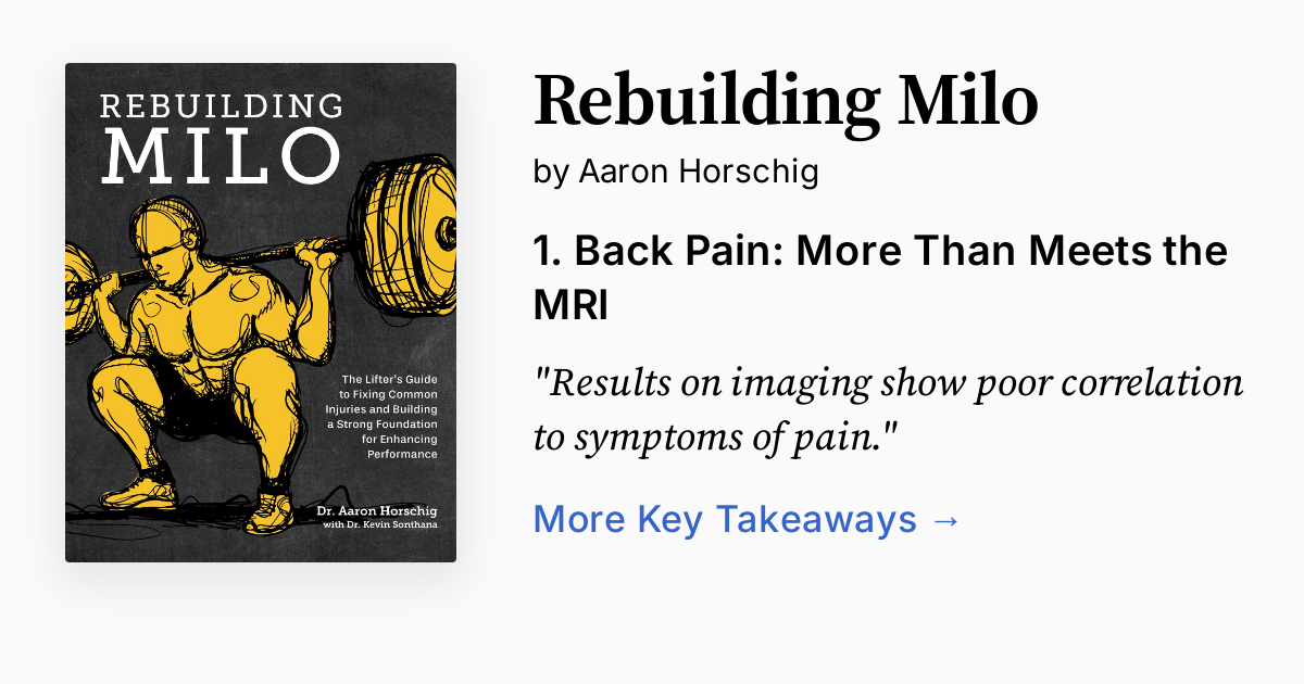 Rebuilding Milo | Summary, Quotes, FAQ, Audio