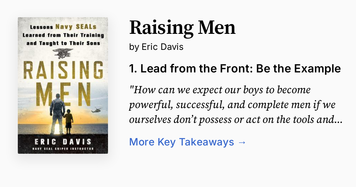 Raising Men by Eric Davis | Summary, Audio, Quotes, FAQ