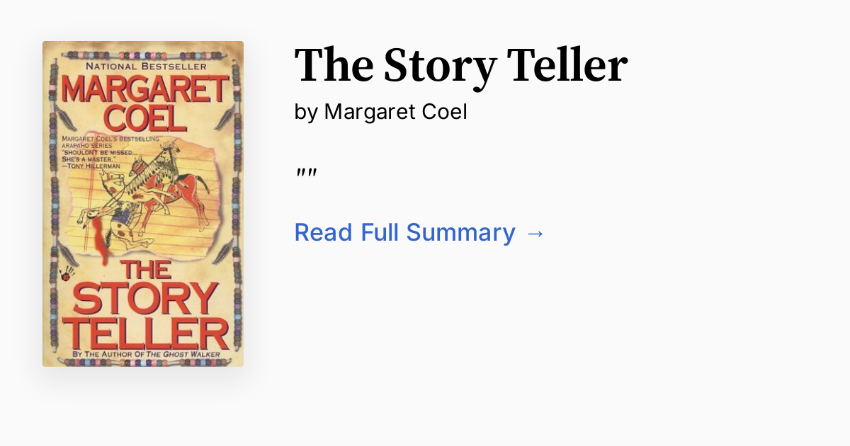 The Story Teller | Summary, Audio, Analysis