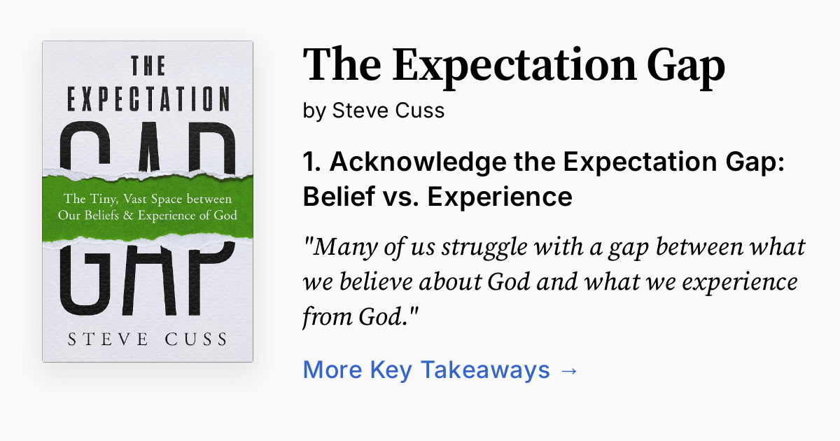 The Expectation Gap | Summary, Audio, Quotes, FAQ