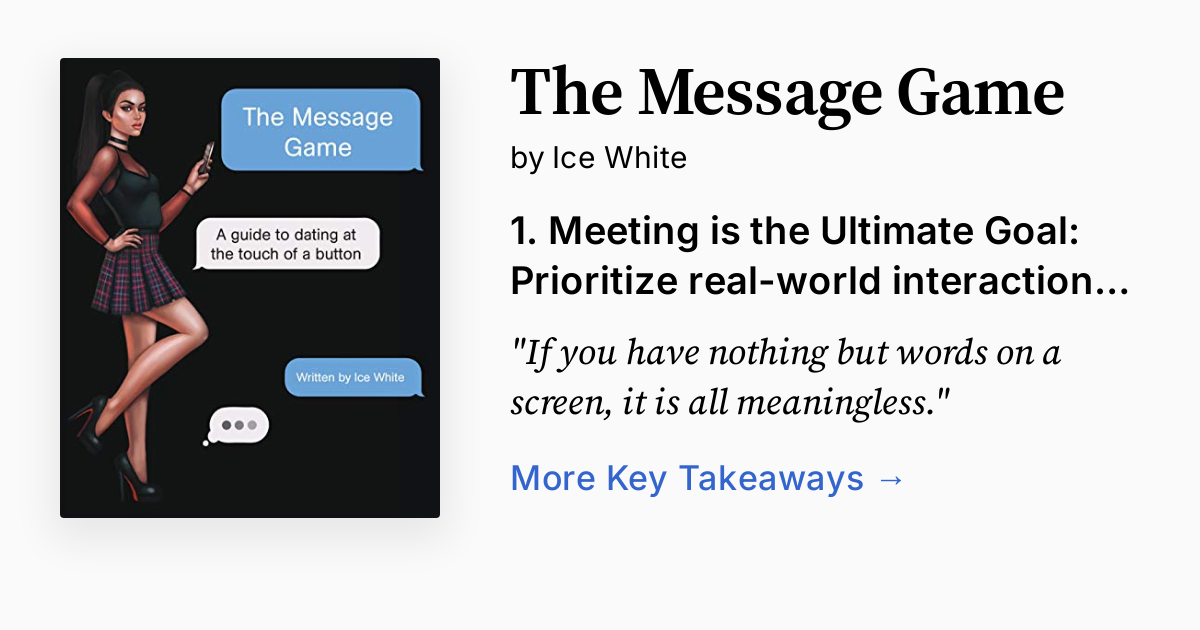 The Message Game | Summary, Audio, Quotes
