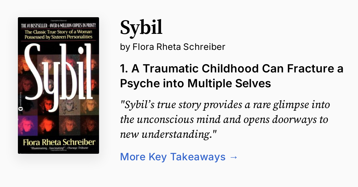Sybil by Flora Rheta Schreiber | Summary, Quotes, FAQ, Audio