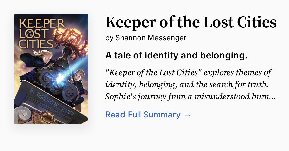 Keeper of the Lost Cities | Summary, Analysis, FAQ