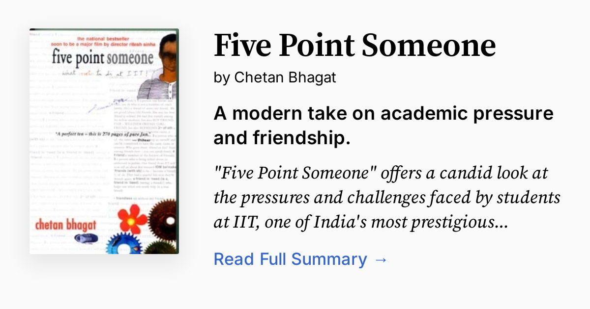 Five Point Someone | Summary, Analysis, FAQ
