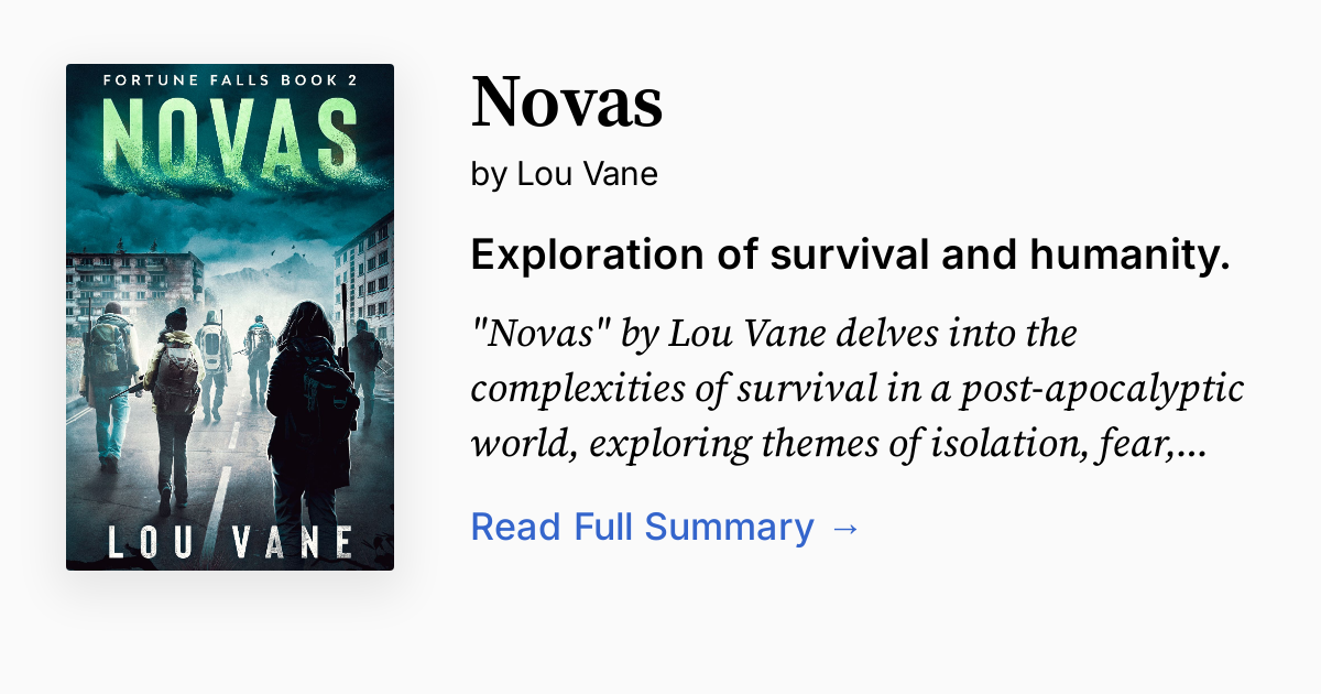 Novas by Lou Vane | Summary, Audio, Analysis