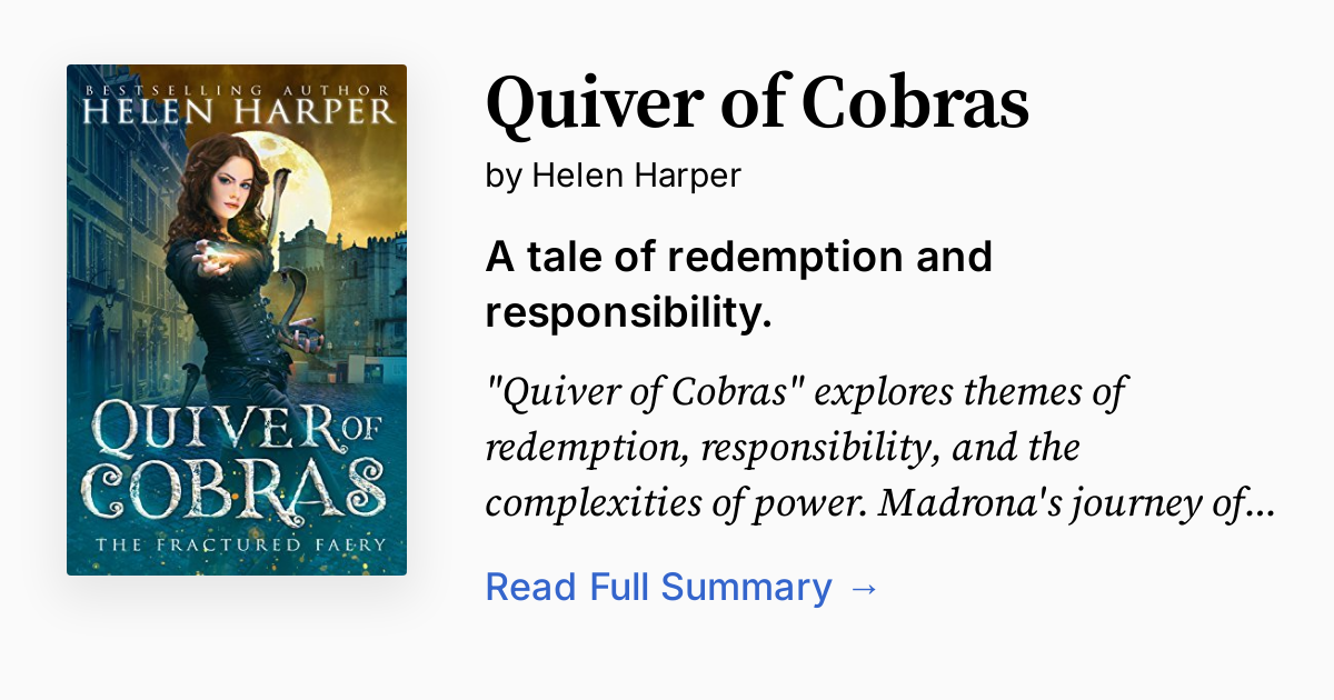 Quiver of Cobras | Summary, Audio, Analysis