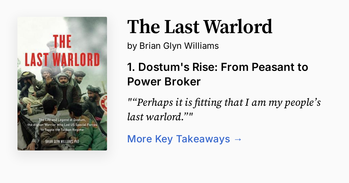 The Last Warlord | Summary, Audio, Quotes