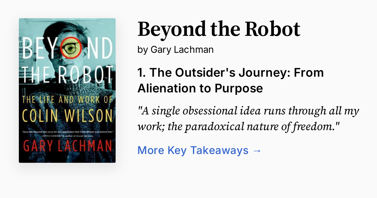 Beyond the Robot | Summary, Quotes, Audio