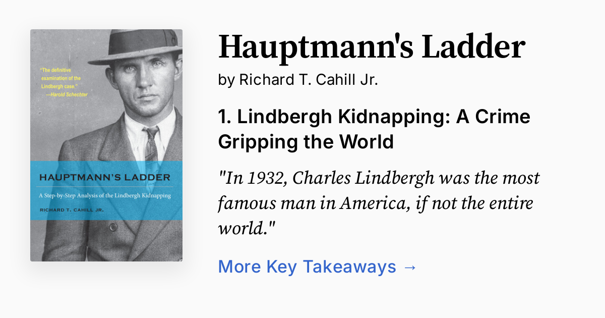 Hauptmann's Ladder | Summary, Audio, Quotes