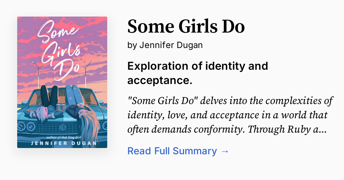 Some Girls Do by Jennifer Dugan | Summary, Audio, Analysis, FAQ