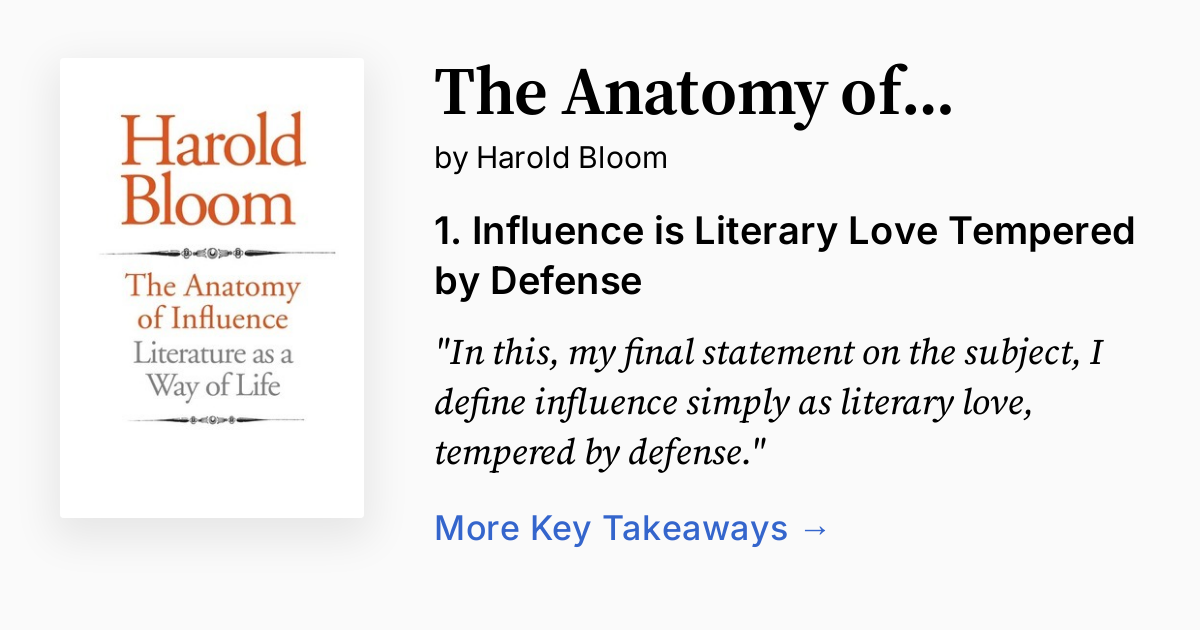 The Anatomy of Influence | Summary, Audio, Quotes