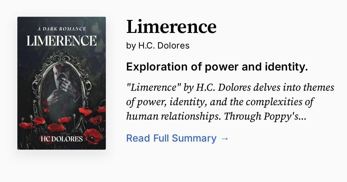 Limerence by H.C. Dolores | Summary, Analysis, FAQ