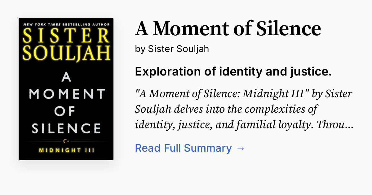A Moment of Silence | Summary, Audio, Analysis, FAQ