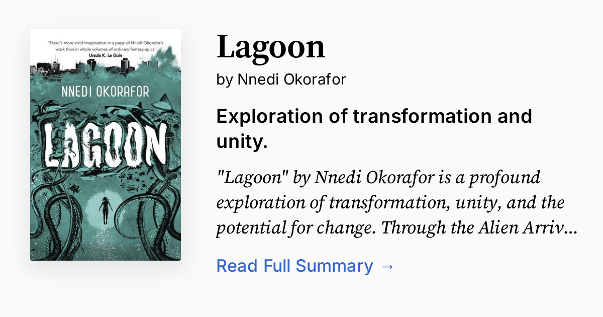 Lagoon by Nnedi Okorafor | Summary, Audio, Analysis, FAQ