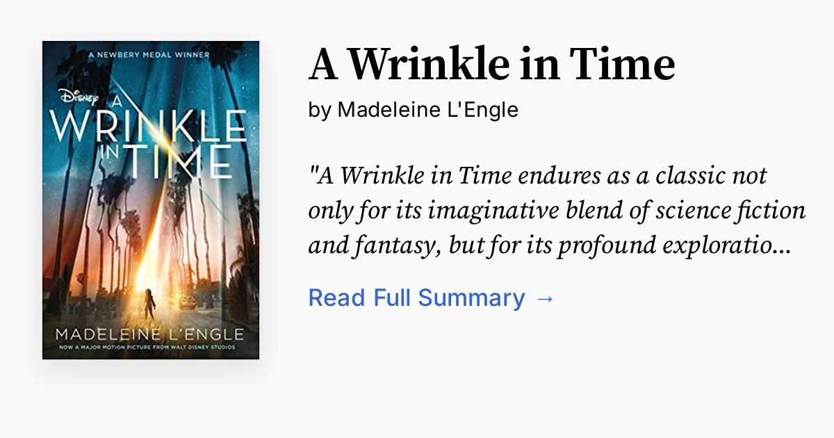 A Wrinkle in Time | Summary, Analysis, FAQ