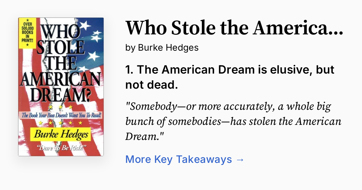 Who Stole the American Dream | Summary, Audio, Quotes, FAQ