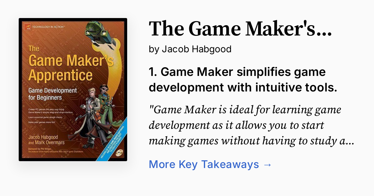 The Game Maker's Apprentice | Summary, Audio, Quotes