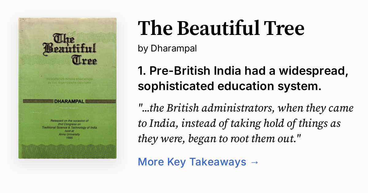 The Beautiful Tree | Summary, Quotes, FAQ, Audio