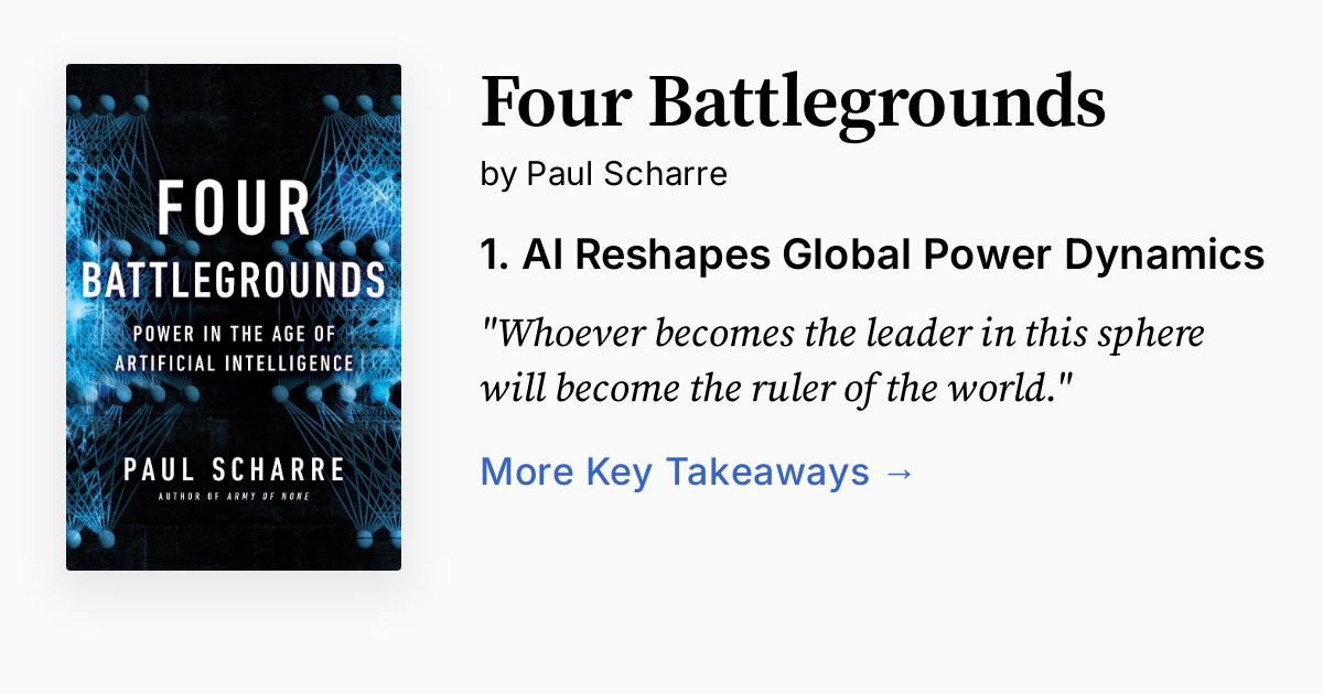 Four Battlegrounds | Summary, Audio, Quotes
